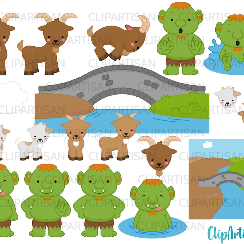 Billy Goat Gruff - Etsy