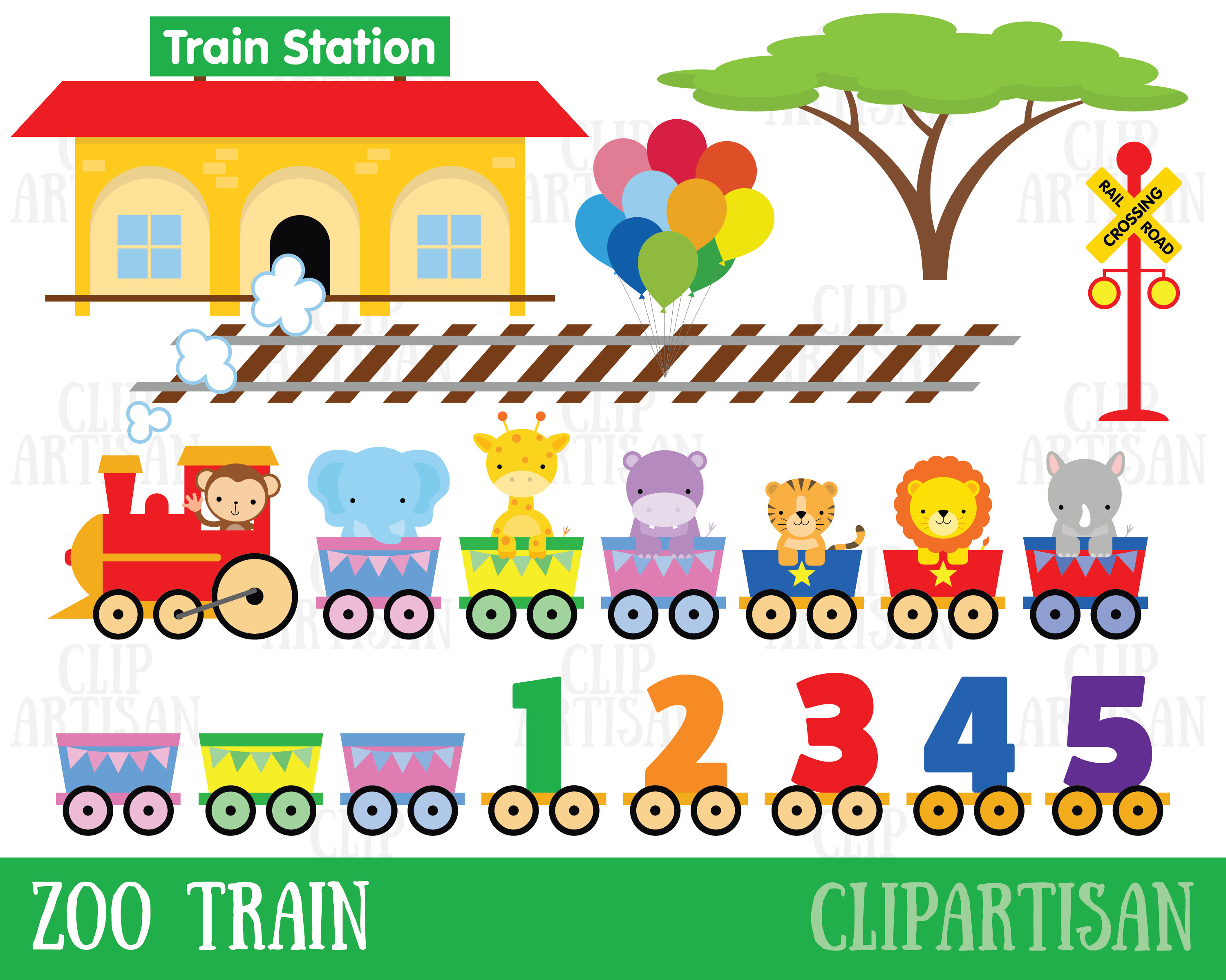 Train Station Clipart