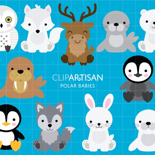 Polar Animals - Etsy