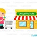 Grocery Store Clip Art, Groceries, Shopping, Shopping Cart, Supermarket ...