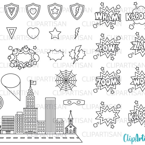 Superhero Pop Art - Etsy