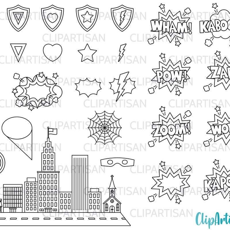 Superhero Pop Art - Etsy