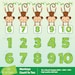Monkey Numbers / Numbers 1 to 10 Clipart - Etsy Canada