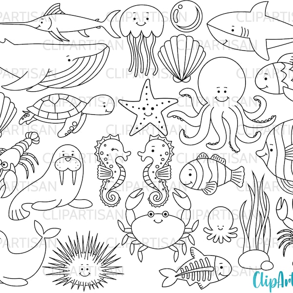 Sea Creatures - Etsy