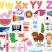 Alphabet Clip Art Bundle, ABC Letters, A to Z Graphics, Back to School ...