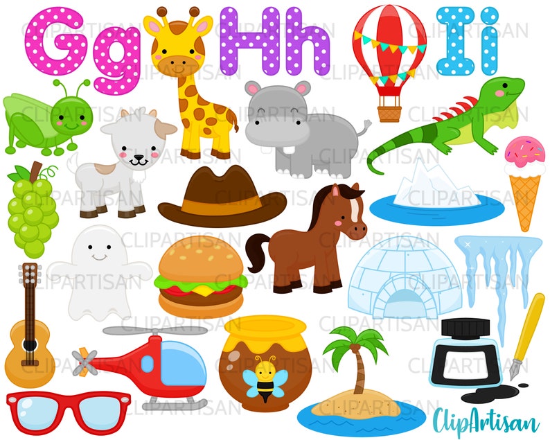 Alphabet Clip Art Bundle ABC Letters A to Z Graphics Back - Etsy Australia