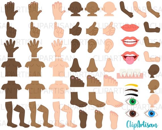 Body Parts Clipart