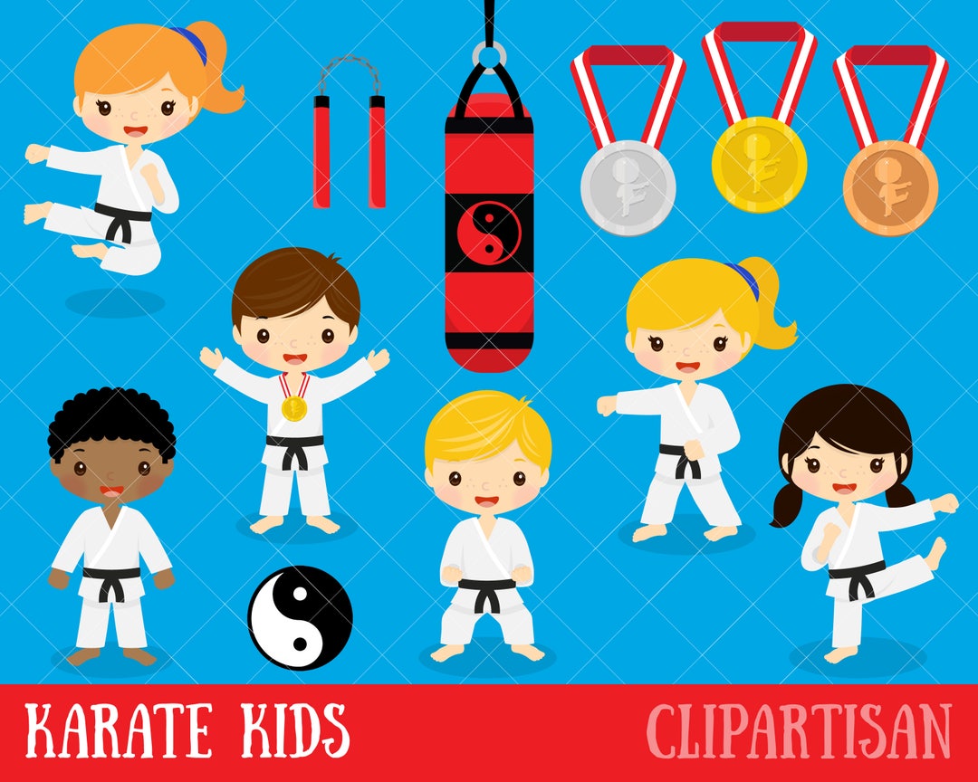 Kids Karate Clipart