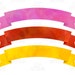Rainbow Banners Clipart, Watercolor Banners - Etsy UK