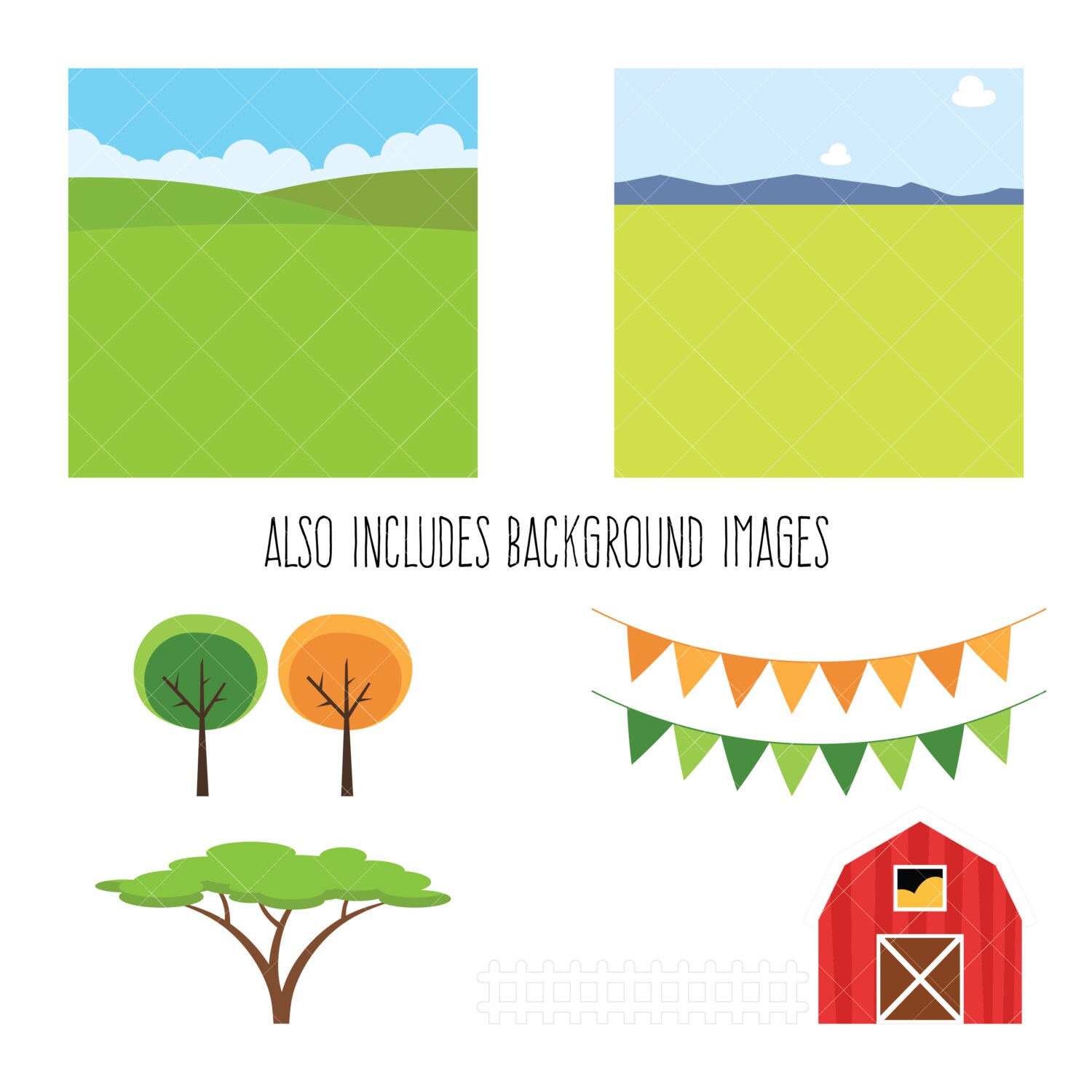 Baby Animal Clipart Bundle / Safari Animals / Woodland Animals / Farm ...