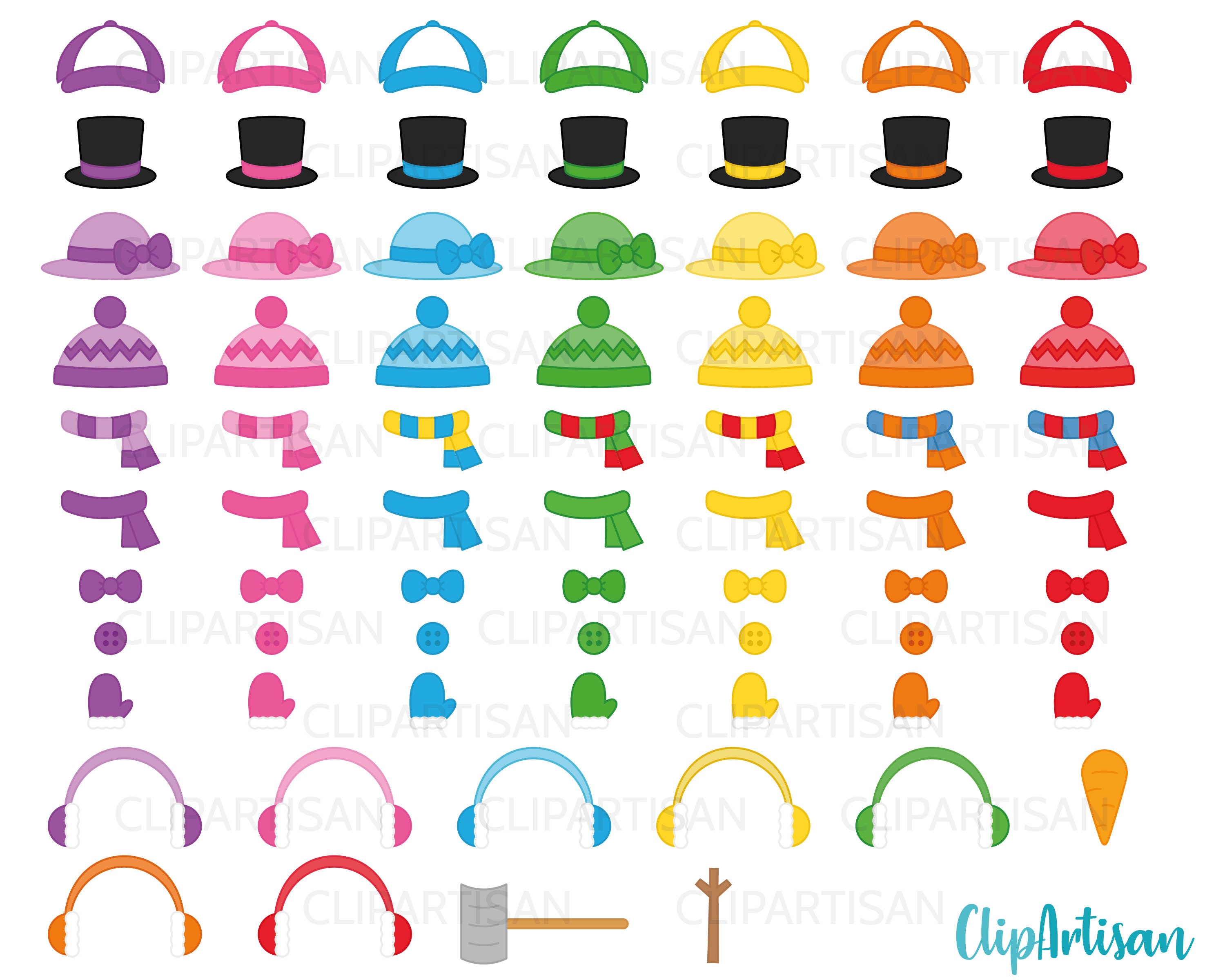 Build a Snowman Clipart, Snow Day Clip Art, Christmas, Make a Snowman ...