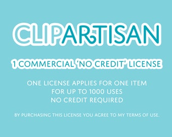 No Credit Commercial License, Commercial Use License, No Credit ...