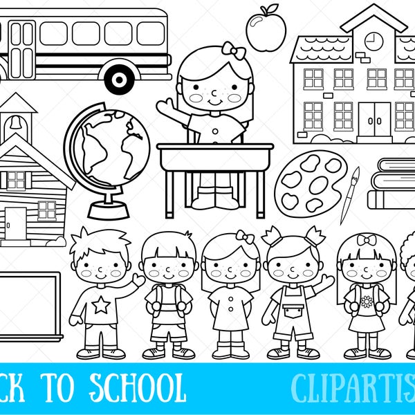 School Clipart - Etsy