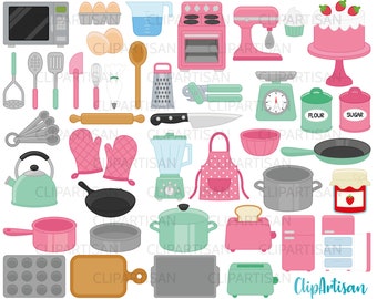 Hand Mixer Clipart Kitchen Clip Art Baking Bakery Vintage - Etsy