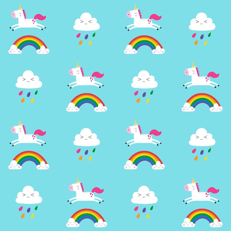 Unicorn Digital Paper | Scrapbook Papers / Scrapbooking / Collage - Etsy