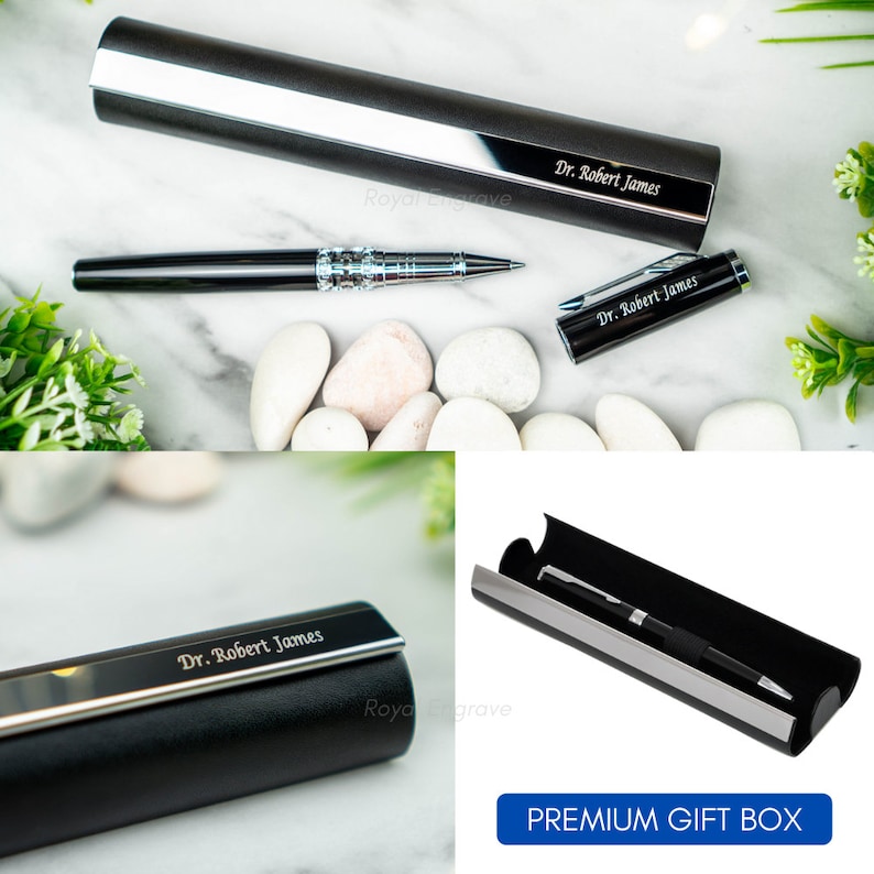 Personalized Signature Gold Engraved Pen Premium Metal Pen | Etsy