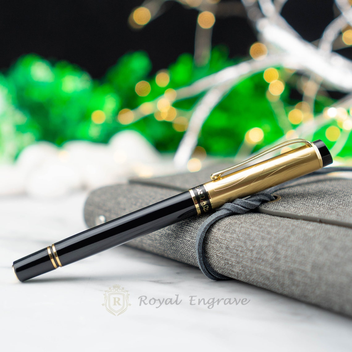 Personalized Signature Gold Engraved Pen Premium Metal Pen | Etsy