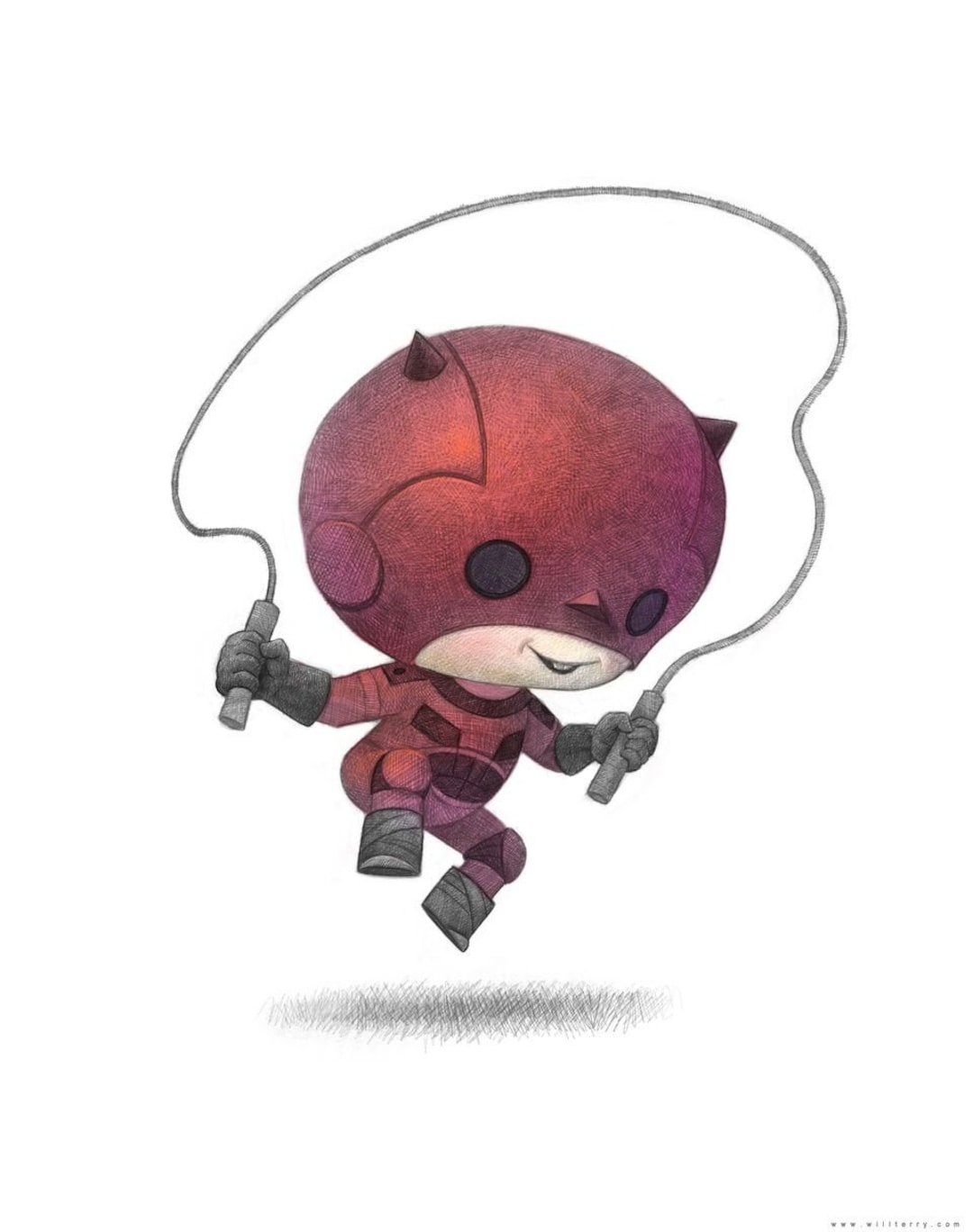 11x14 Baby Dareing Dude, Color Print, Signed by the Artist, Will Terry ...