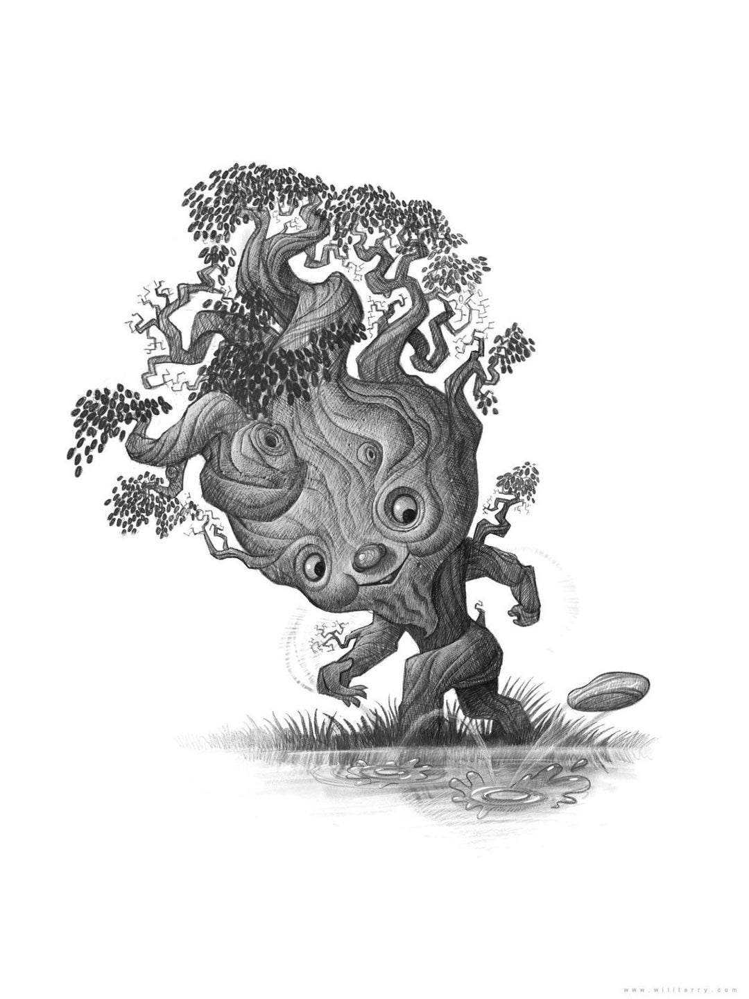 8x10 Baby Tree With a Beard Loves Rings 8x10 - Etsy