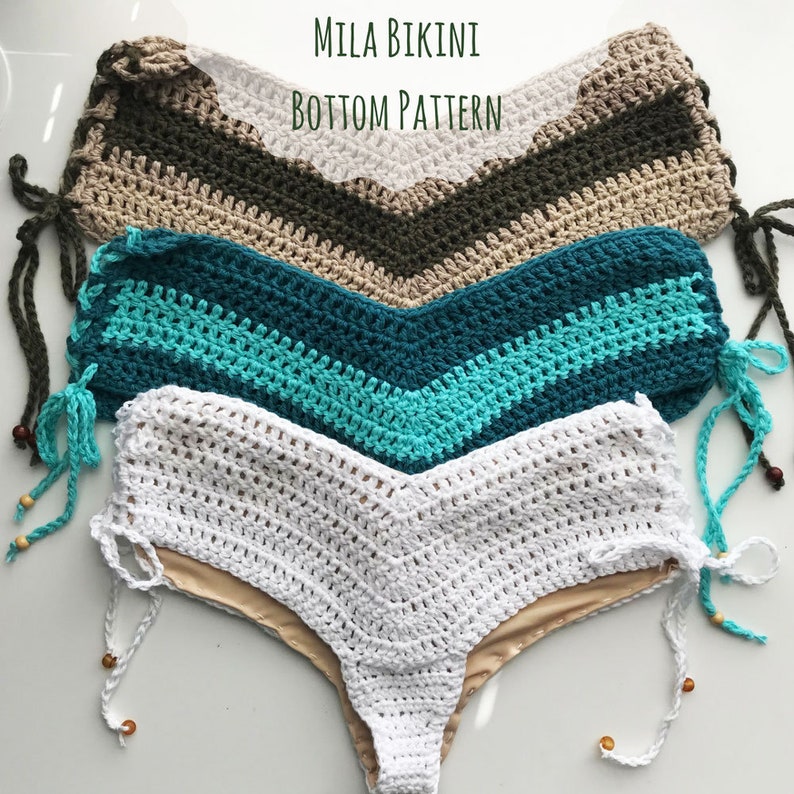 Mila Bikini Bottom Crochet PATTERN Bikini Bottom Pattern - Etsy