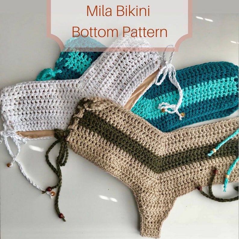 Mila Bikini Bottom Crochet Pattern, Intermediate Level (PDF Pattern ...