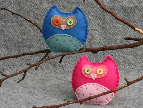 Owl Sewing Kit Blue Owl Craft Kit Children's Sewing Kit Boys Kits Girls ...