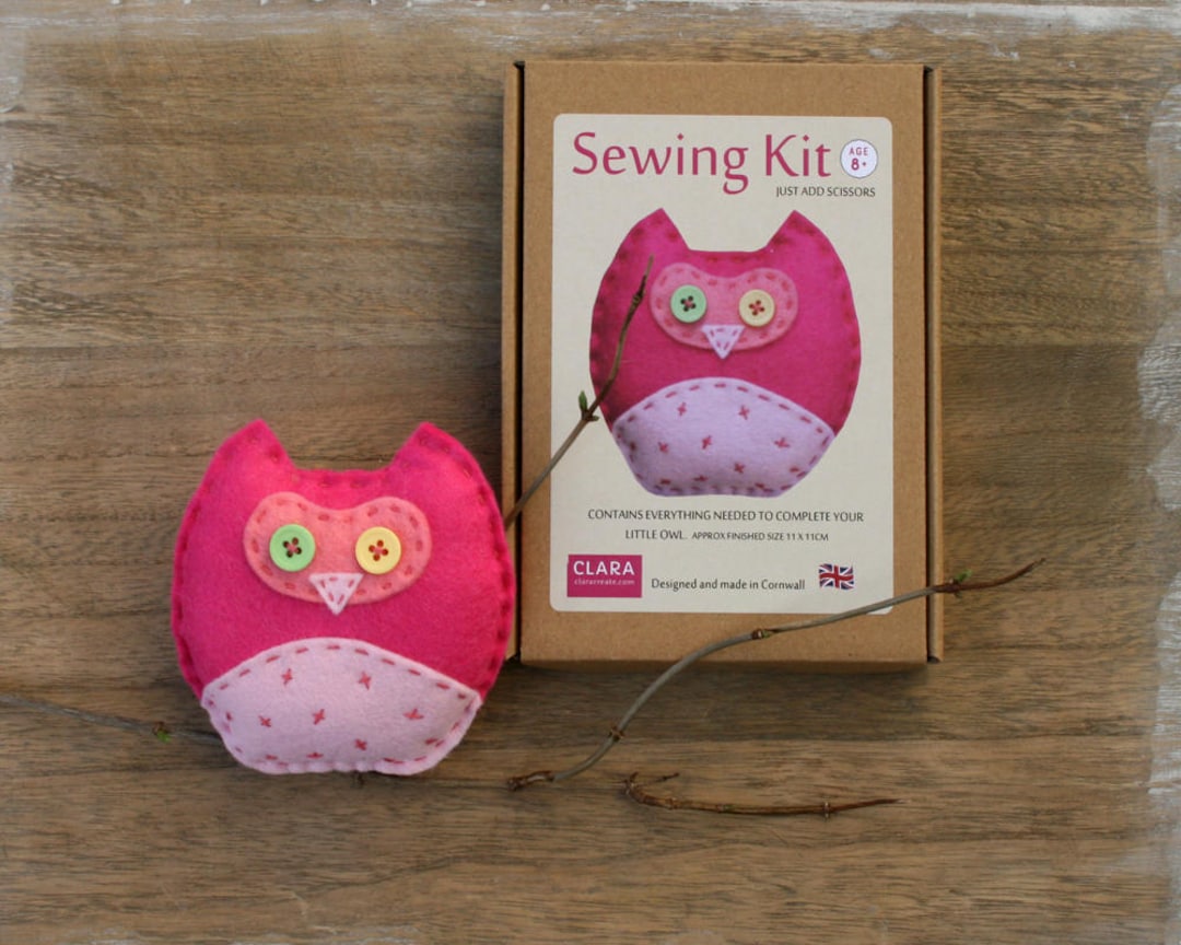 Owl Sewing Kit Felt Owl Sewing Kit Child's Sewing Gift Kits for Kids ...