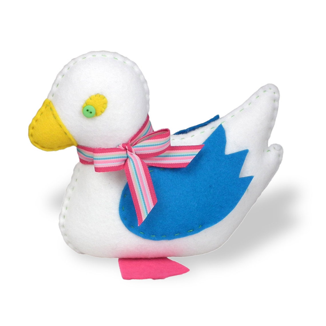 Duckling Sewing Kit White Duck Craft Kit Child's Sewing Project Girls ...