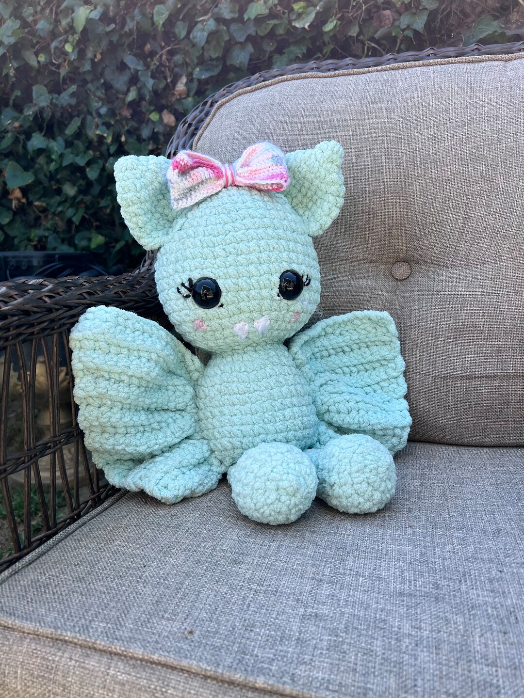 Baby Bat Crochet Doll - Etsy