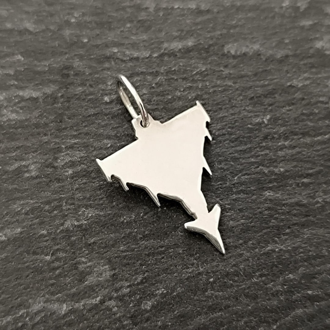 Eurofighter Typhoon Fighter Sterling Silver Pendant. Hand Cut Tiny ...