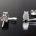 Cute Gerbils 925 Sterling Silver Stud Earrings. Hand Cut Tiny Gerbil ...