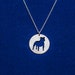Silver Staffordshire Bull Terrier Pendant. Staffie Silver - Etsy