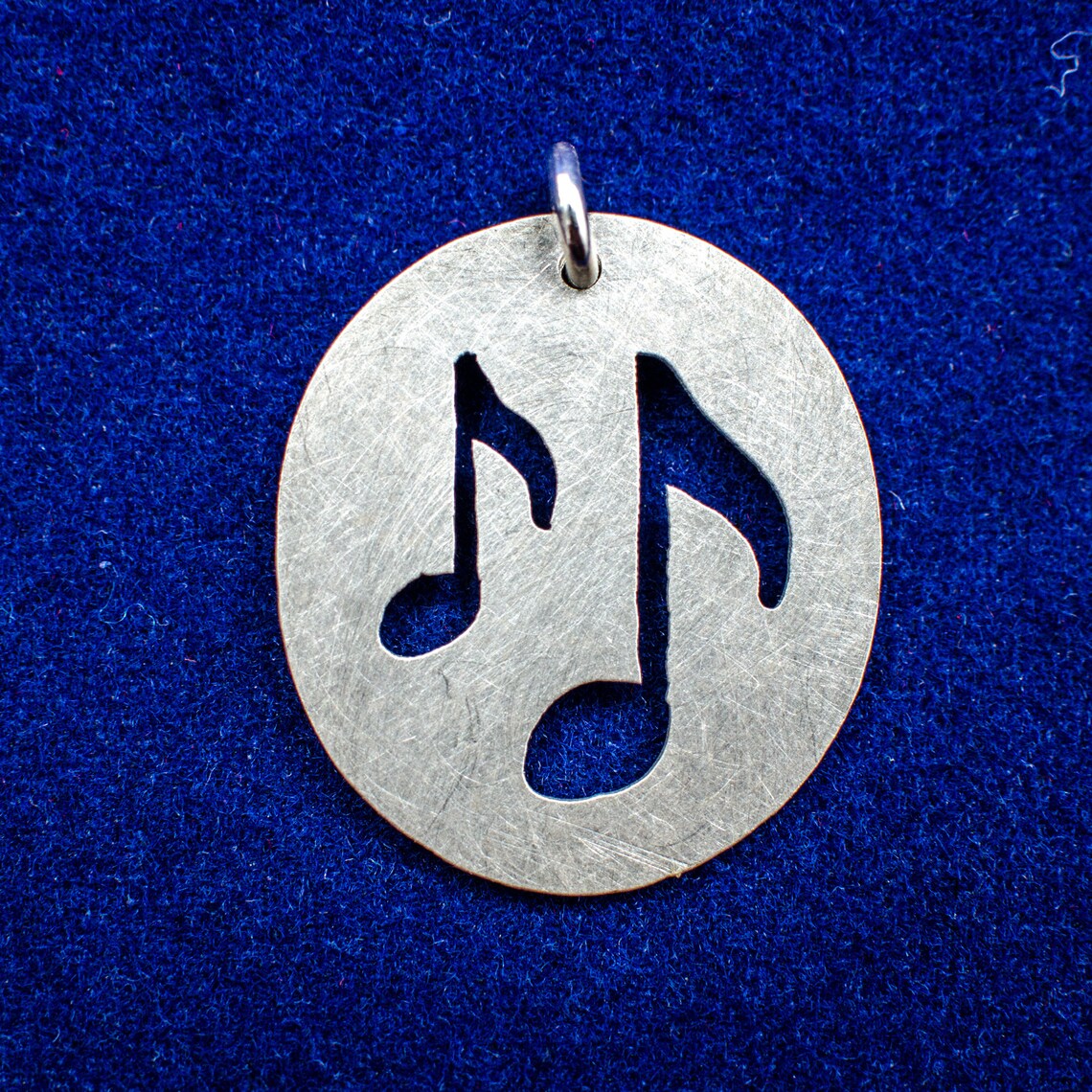 Small Silver Music Notes Pendant. Musical Pendant. Music - Etsy