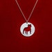 Silver Staffordshire Bull Terrier Pendant. Staffie Silver - Etsy