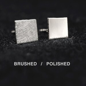 Cute Sitting Fox Silhouette Sterling Silver Stud Earrings. Hand Cut ...