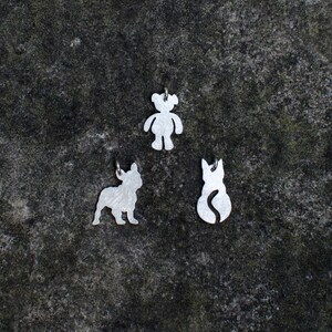 Silver Staffordshire Bull Terrier Pendant. Staffie Silver Necklace ...
