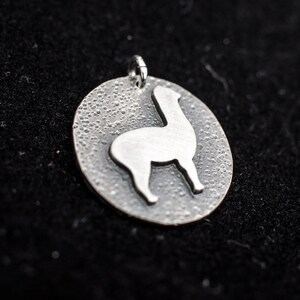 Silver Alpaca Pendant. Alpaca Necklace. American Silver - Etsy