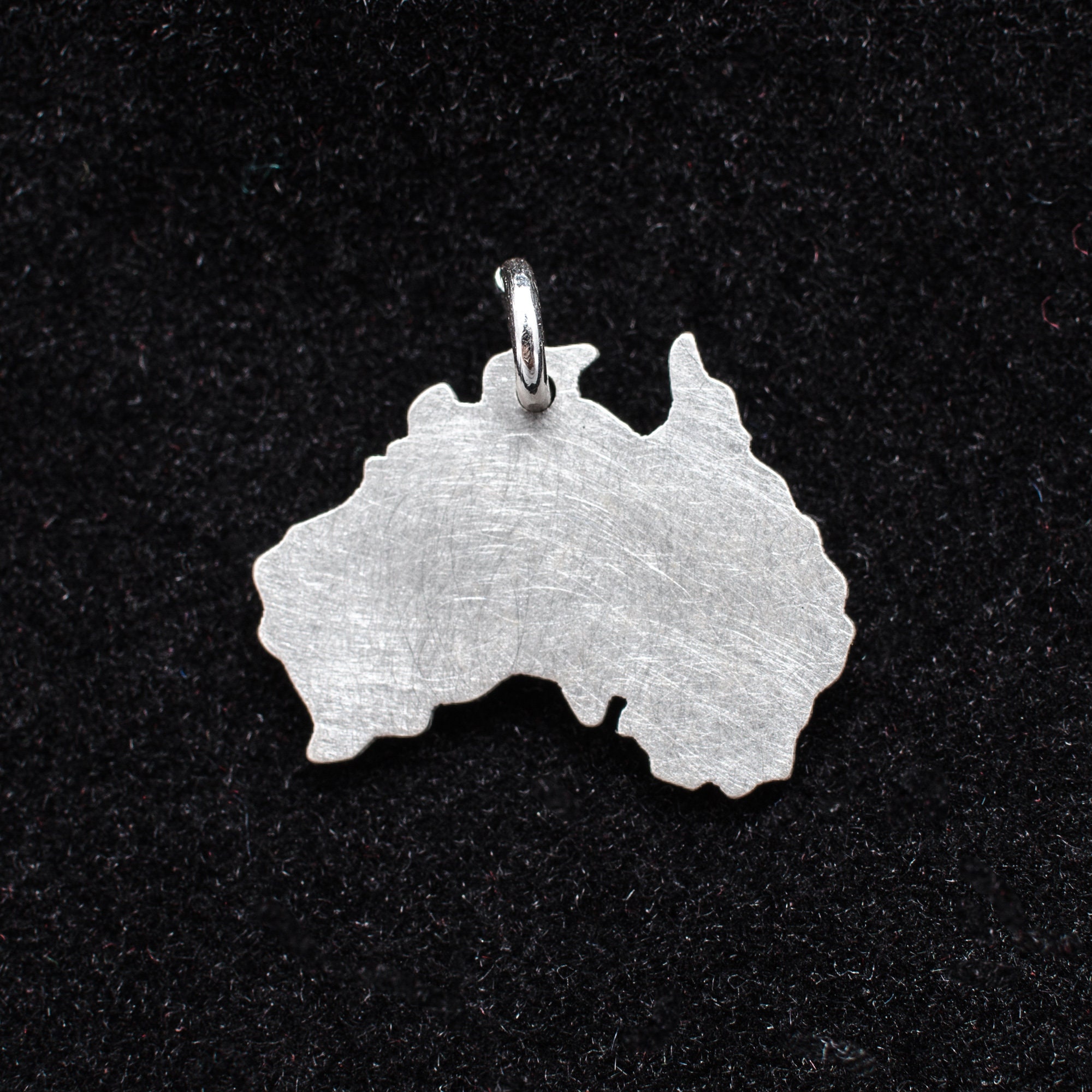 Silver Australia Pendant. Australia Silver Necklace. - Etsy