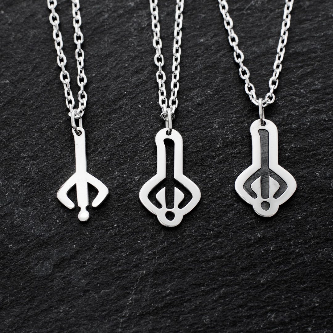 Bloodborne Hunter Rune Sterling Silver Pendant. Hand Finished Tiny ...