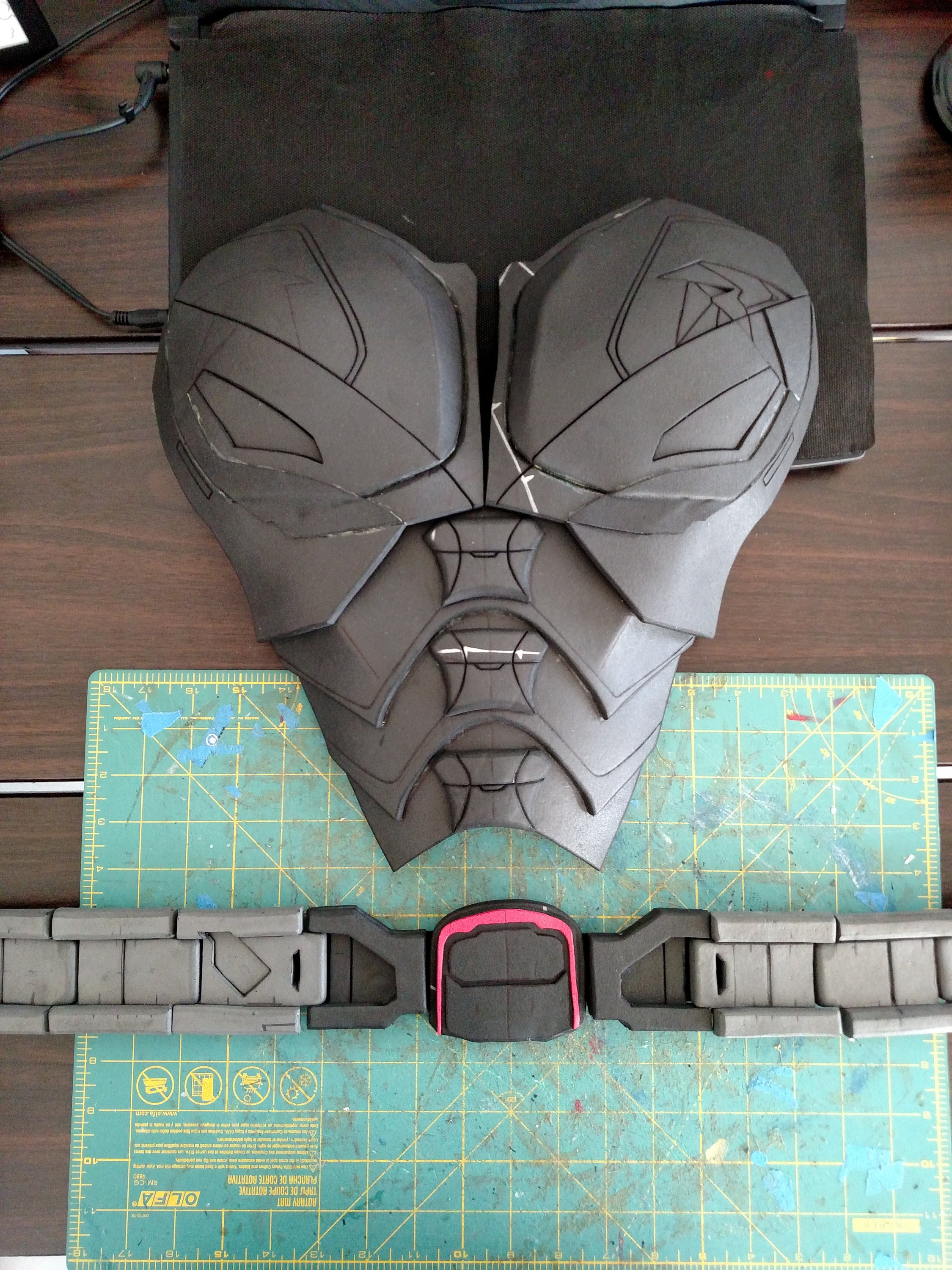 Red Sidekick Armor Pattern EVA Foam - Etsy