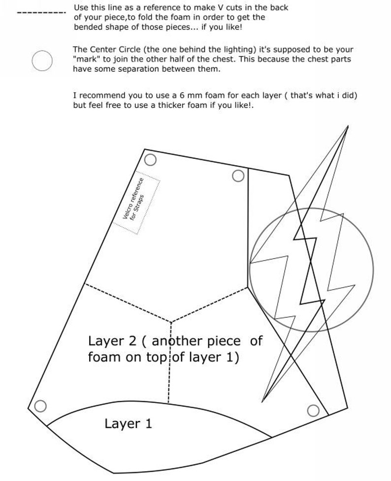 Flash Armor Template EVA FOAM - Etsy