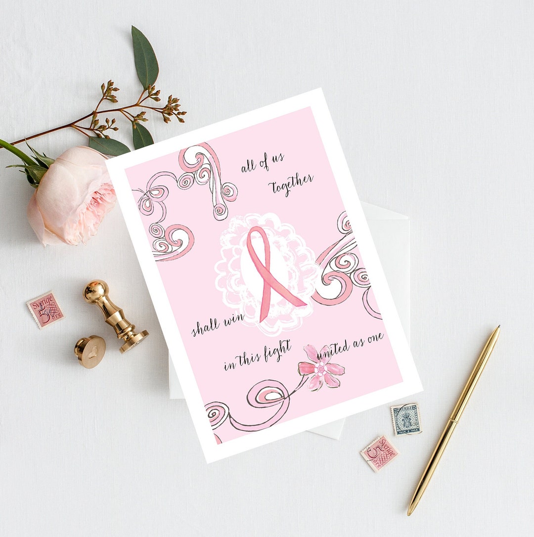 Cancer Support Card Sets - Breast Cancer Support Card - Woman Wellness ...