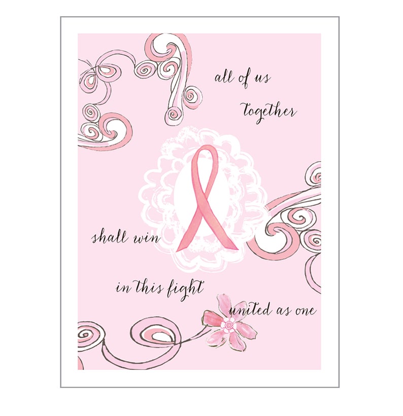 Cancer Support Card Sets - Breast Cancer Support Card - Woman Wellness ...
