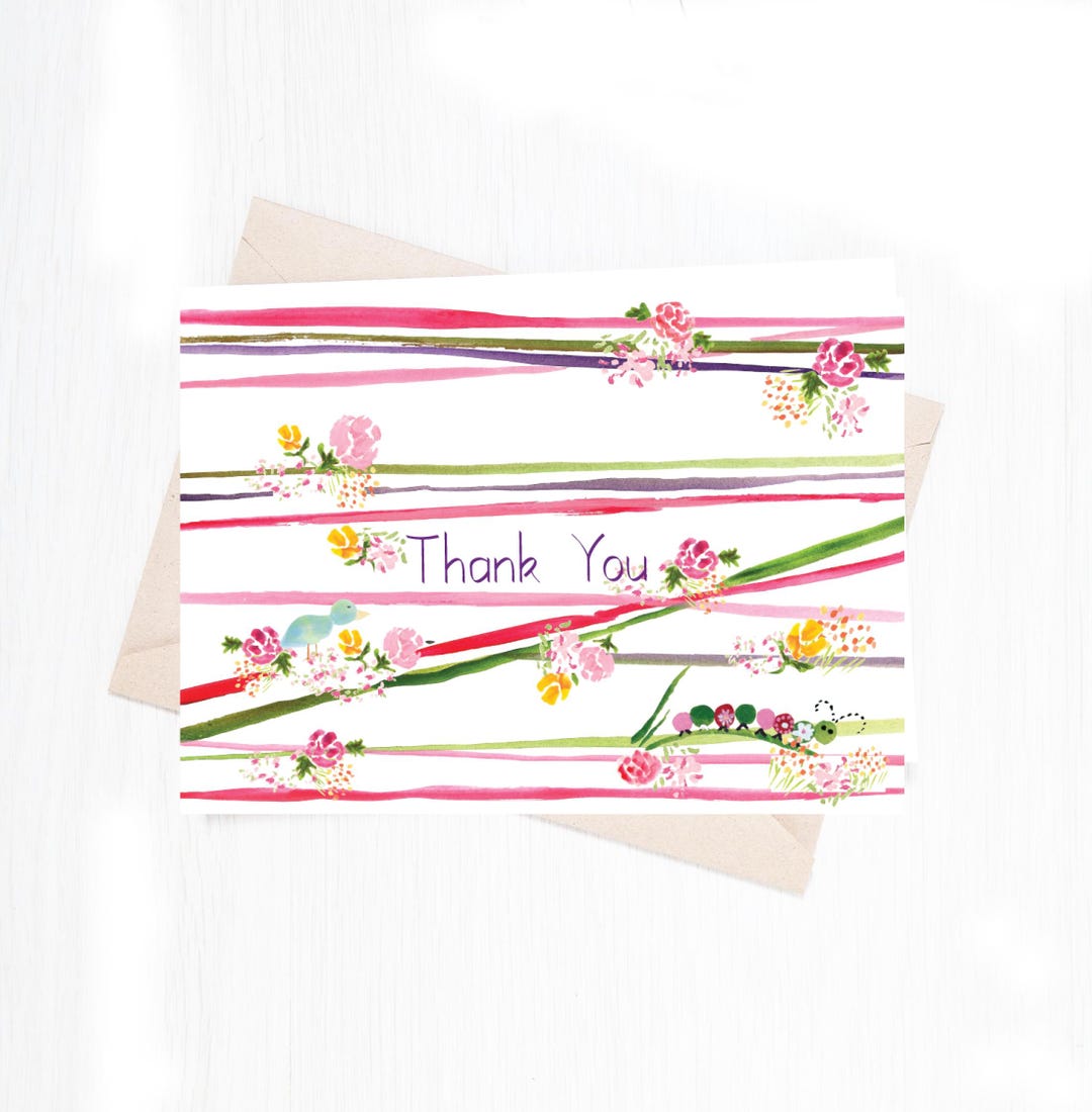 Thank You Card Sets | Birds Thank You Card Bundles | Thank You Card ...