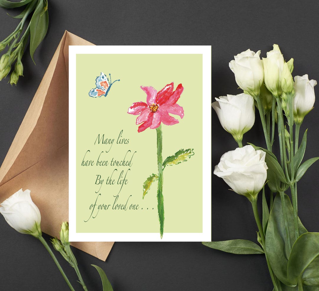 Sympathy Card | Grief Support Card | Sympathy Peace and Comfort Card ...
