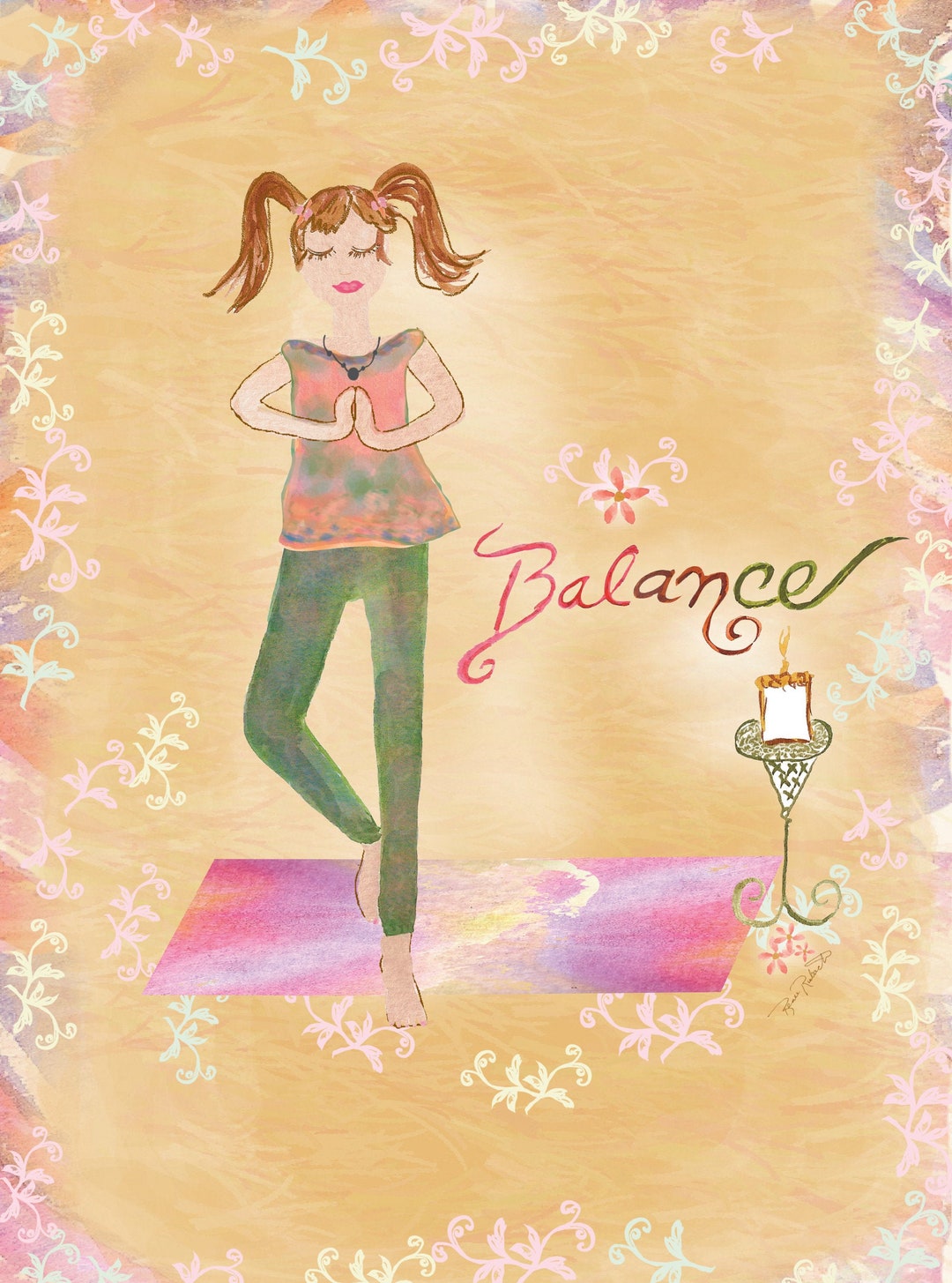 Yoga Lover Cards / Yoga Balance Cards / Yoga Card Pack / Yoga Namaste ...