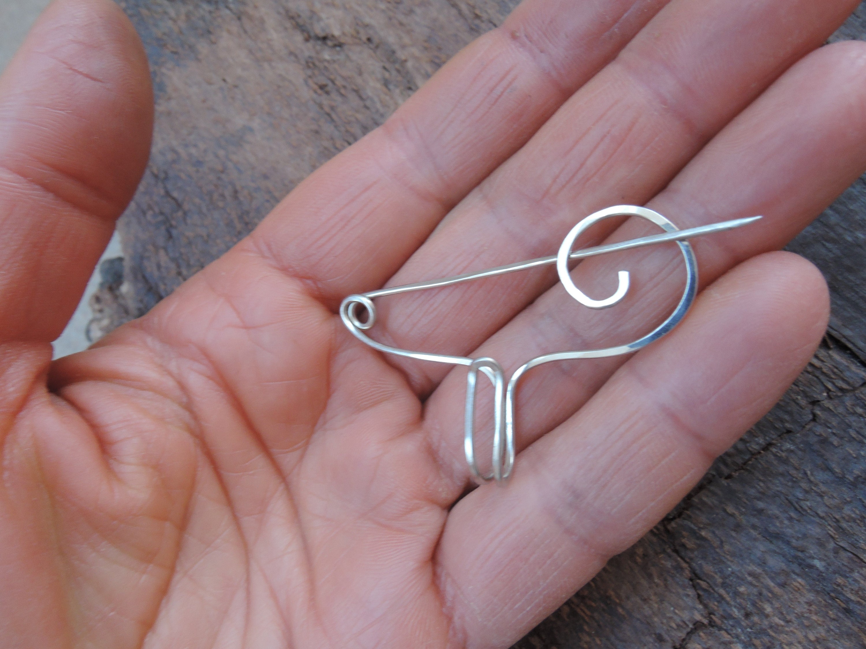 Portuguese Knitting Pin German Silver Knitter's Gift - Etsy