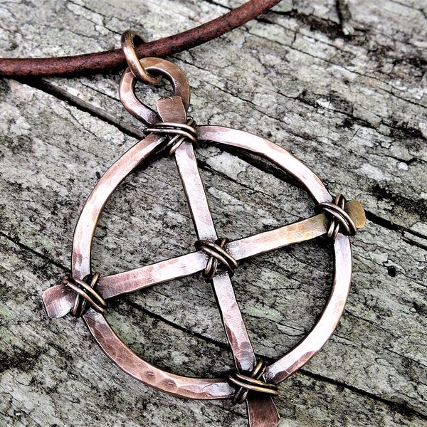 Solar Cross Pendant - Etsy