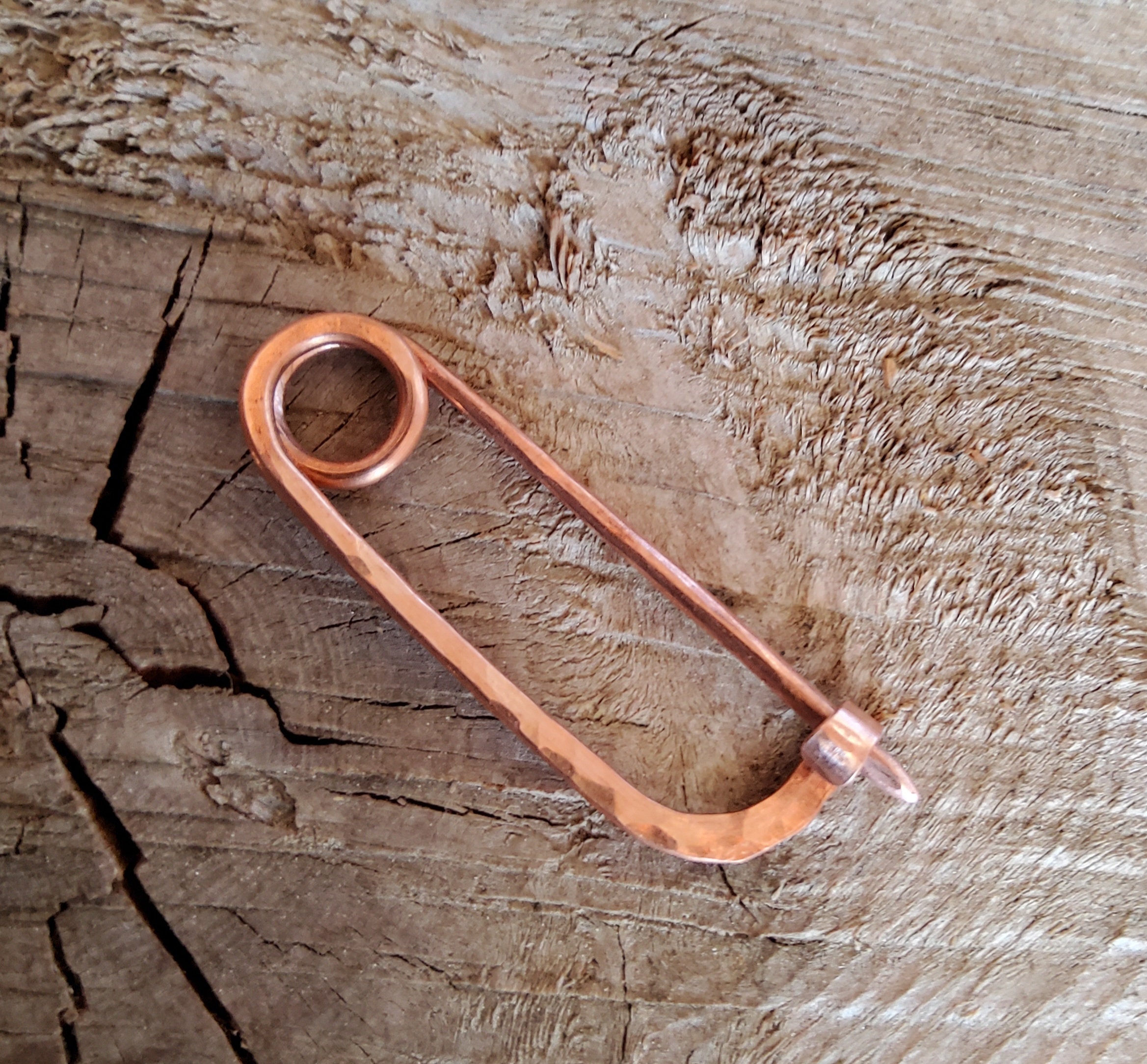 Small Safety Pin Sterling Silver German Silver Brass Copper - Etsy