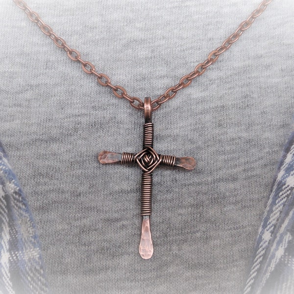 Copper Cross - Etsy